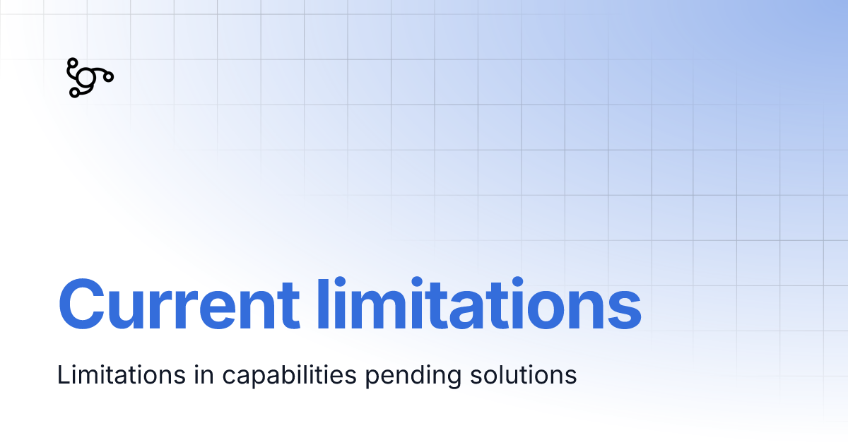 Current limitations | DeSci Codex